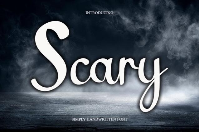 Scary Script Font - Download Free Font