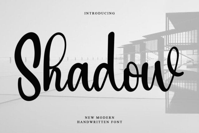 Shadow Script Font - Download Free Font
