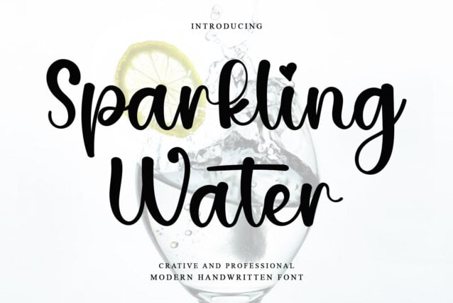 Sparkling Water Script Font - Download Free Font