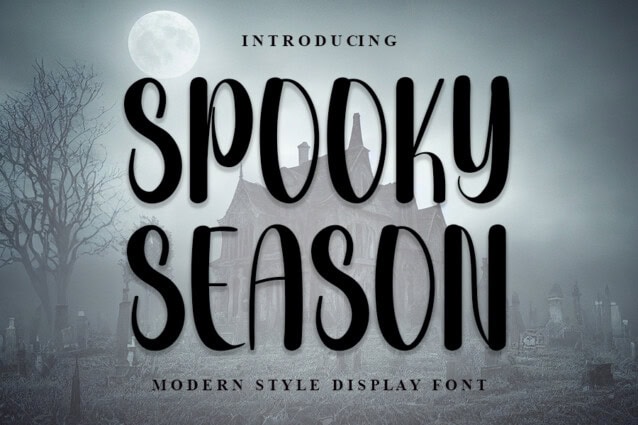 Spooky Season Display Font - Befonts