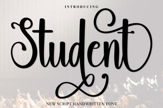 Student Script Font - Download Free Font