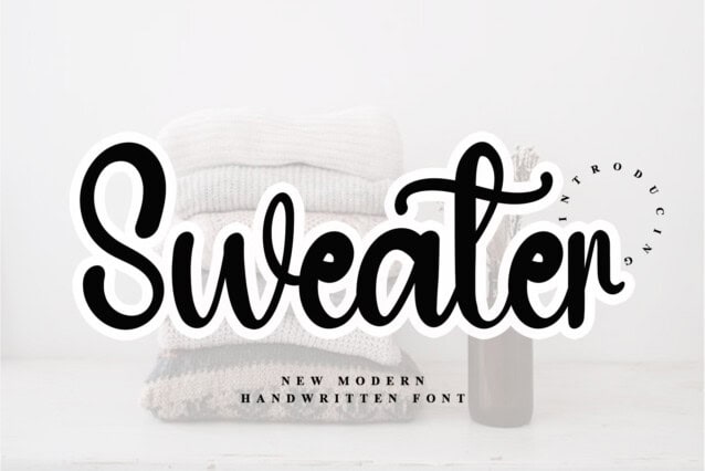Sweater Script Font - Download Free Font