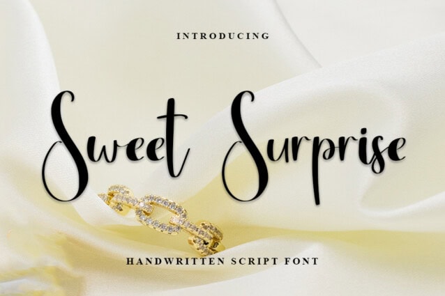 Sweet Surprise Script Font - Download Free Font