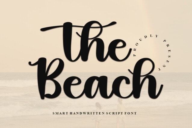 The Beach Script Font - Download Free Font