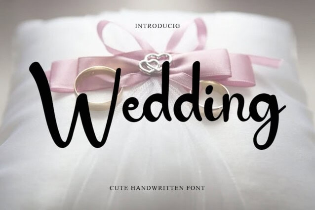 Wedding Script Font - Download Free Font