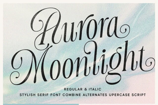 Aurora Moonlight Font - Download Free Font