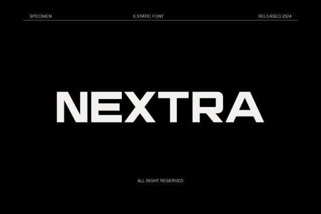 Nextra Font Family - Download Free Font