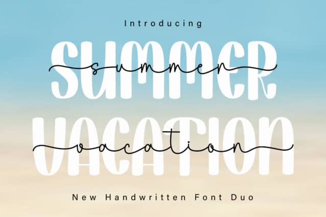 Summer Vacation Font Duo - Befonts