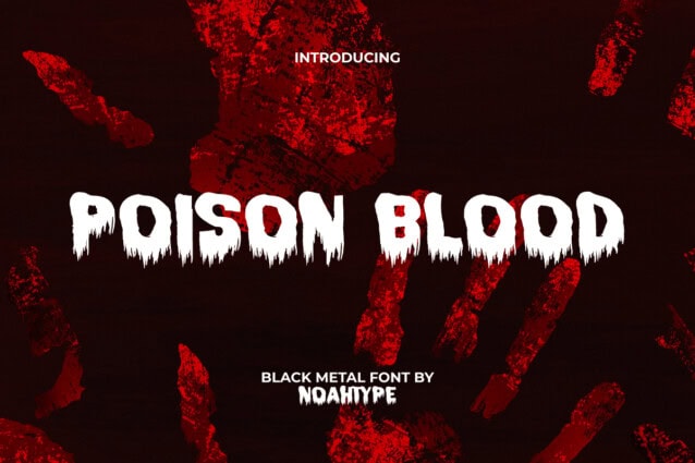 Poison Blood Font - Download Free Font