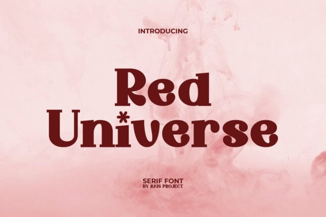 Red Universe Font - Befonts