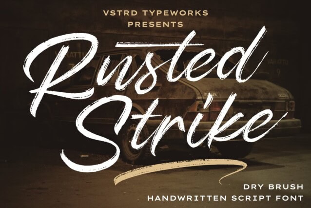 Rusted Strike Font - Befonts