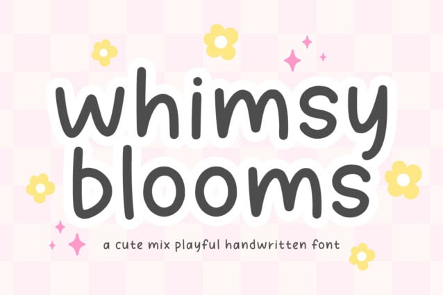 Whimsy Blooms Display Font - Download Free Font