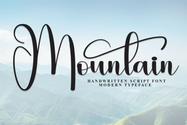 Mountain Script Font - Download Free Font