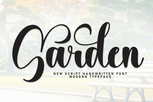 Garden Script Font - Download Free Font