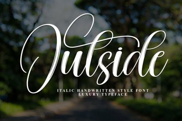 Outside Script Font - Download Free Font