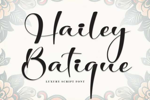 Hailey Batique Script Font - Download Free Font