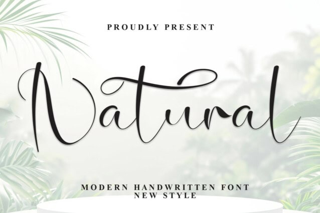 Natural Script Font - Download Free Font