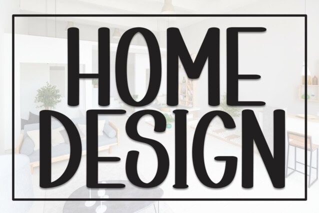 Home Design Display Font - Befonts