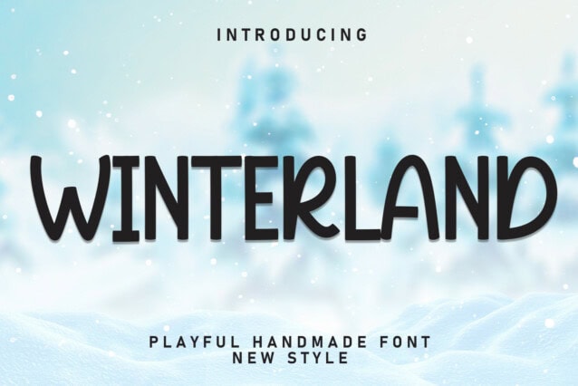 Winterland Display Font - Download Free Font