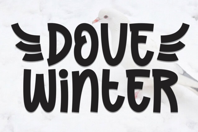 Dove Winter Display Font - Download Free Font