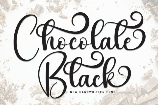 Chocolate Black Script Font - Download Free Font