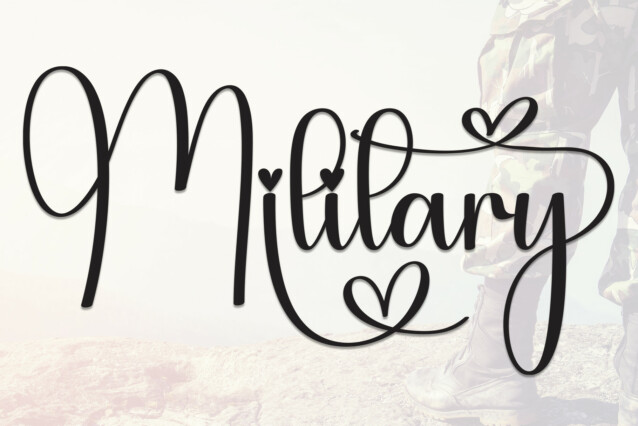 Military Script Font - Download Free Font