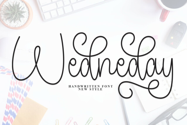 Wednesday Script Font - Download Free Font