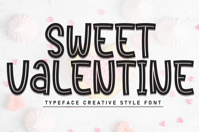 Sweet Valentine Display Font - Befonts