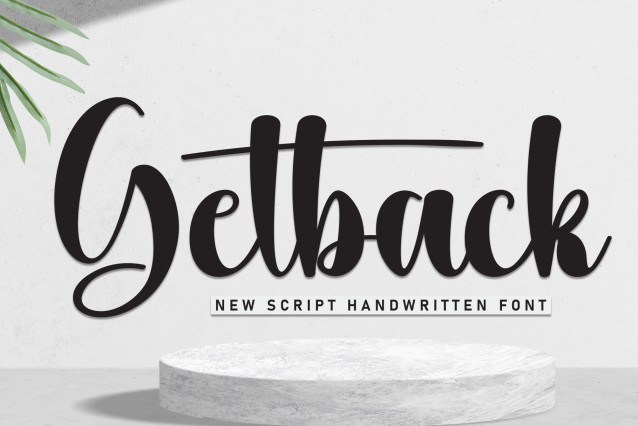 Getback Script Font - Download Free Font