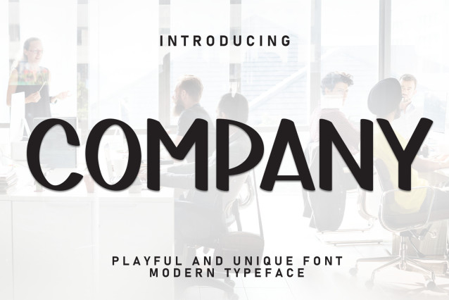Company Display Font - Befonts