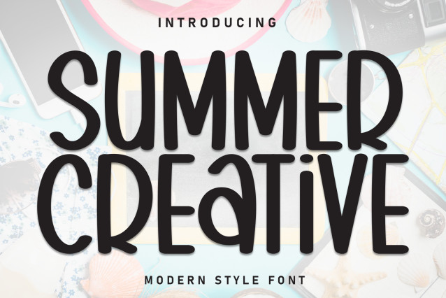 Summer Creative Display Font - Befonts