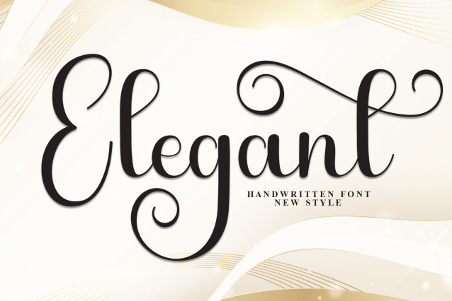 Elegant Script Font - Befonts