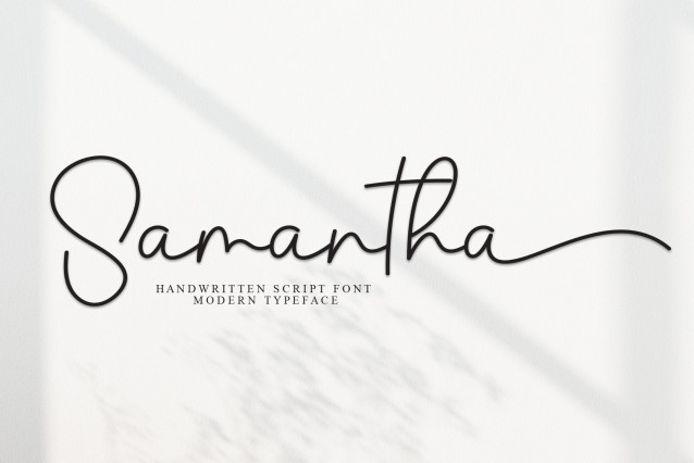 Samantha Script Font - Download Free Font