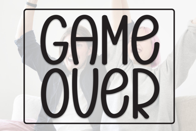 Game Over Display Font - Befonts
