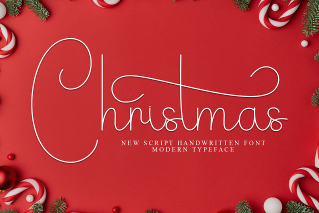Christmas Script Font - Befonts