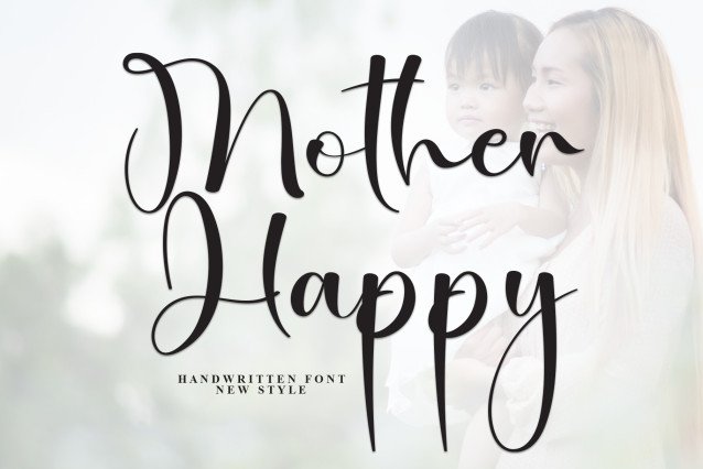 Mother Happy Script Font - Download Free Font