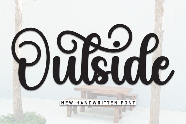 Outside Script Typeface - Download Free Font