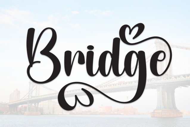 Bridge Script Font - Download Free Font