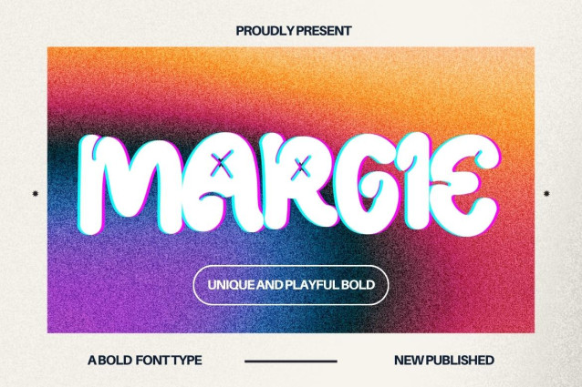 Margie - Bold Loop Font - Download Free Font