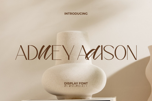 Adney Adison Font - Befonts