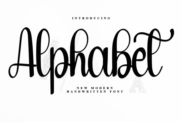 Alphabet Script Font - Download Free Font