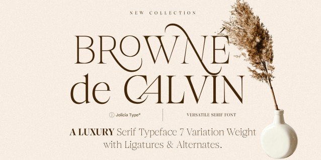 Browne de Calvin Font - Download Free Font