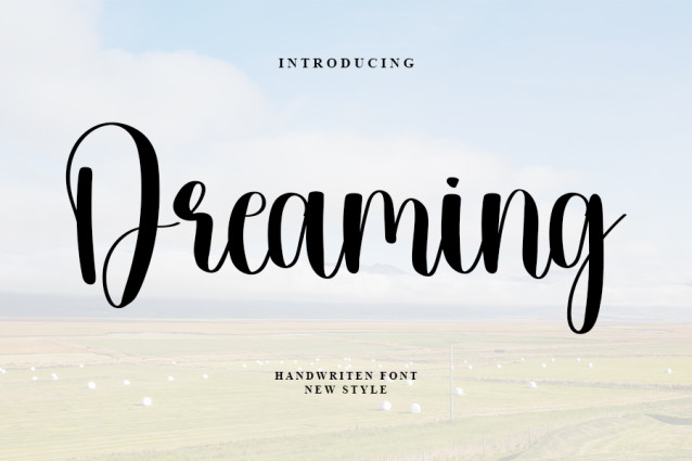 Dreaming Script Font - Befonts