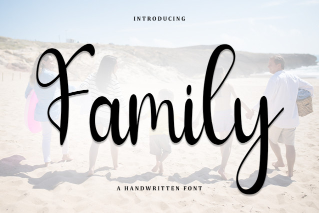 Family Script Typeface - Download Free Font