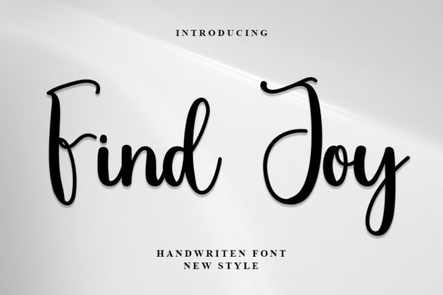 Find Joy Script Font - Download Free Font