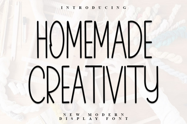 Homemade Creativity Display Font - Download Free Font