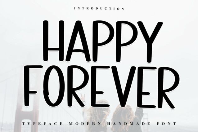 Happy Forever Display Font - Befonts