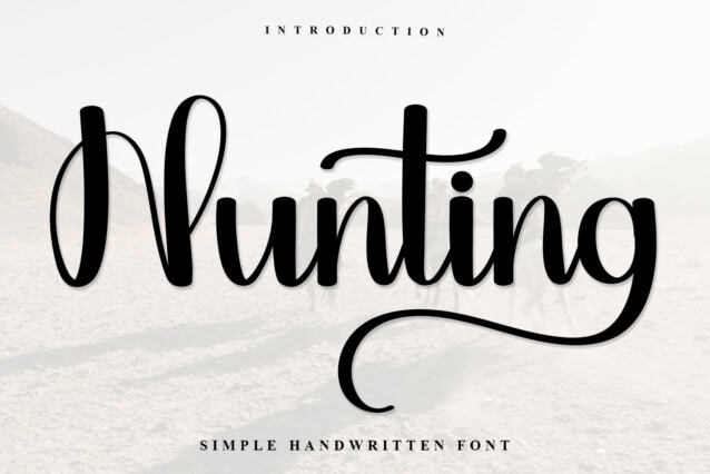 Hunting Script Font - Download Free Font