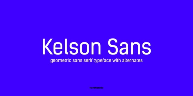 Kelson Sans Font Family - Download Free Font