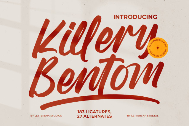 Killery Bentom Font - Download Free Font